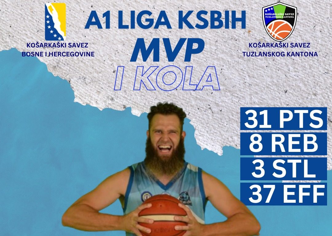 Imran Fazlić MVP 1. kola A1 lige | BH Basket